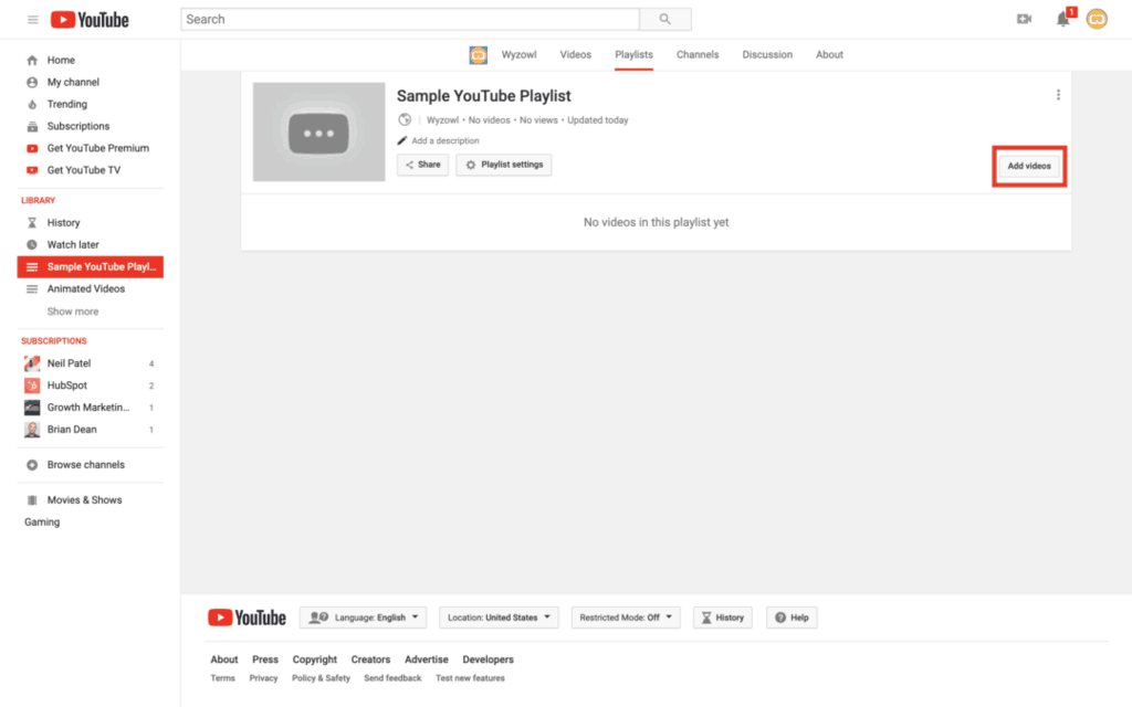 How to Make a Playlist on YouTube (Step-by-Step) | Wyzowl