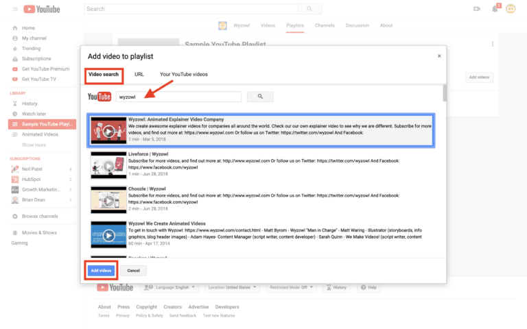 How to Make a Playlist on YouTube (Step-by-Step) | Wyzowl