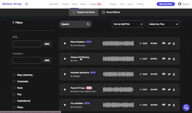 Motion Array Review 2024: Pricing, Features, and More! | Wyzowl